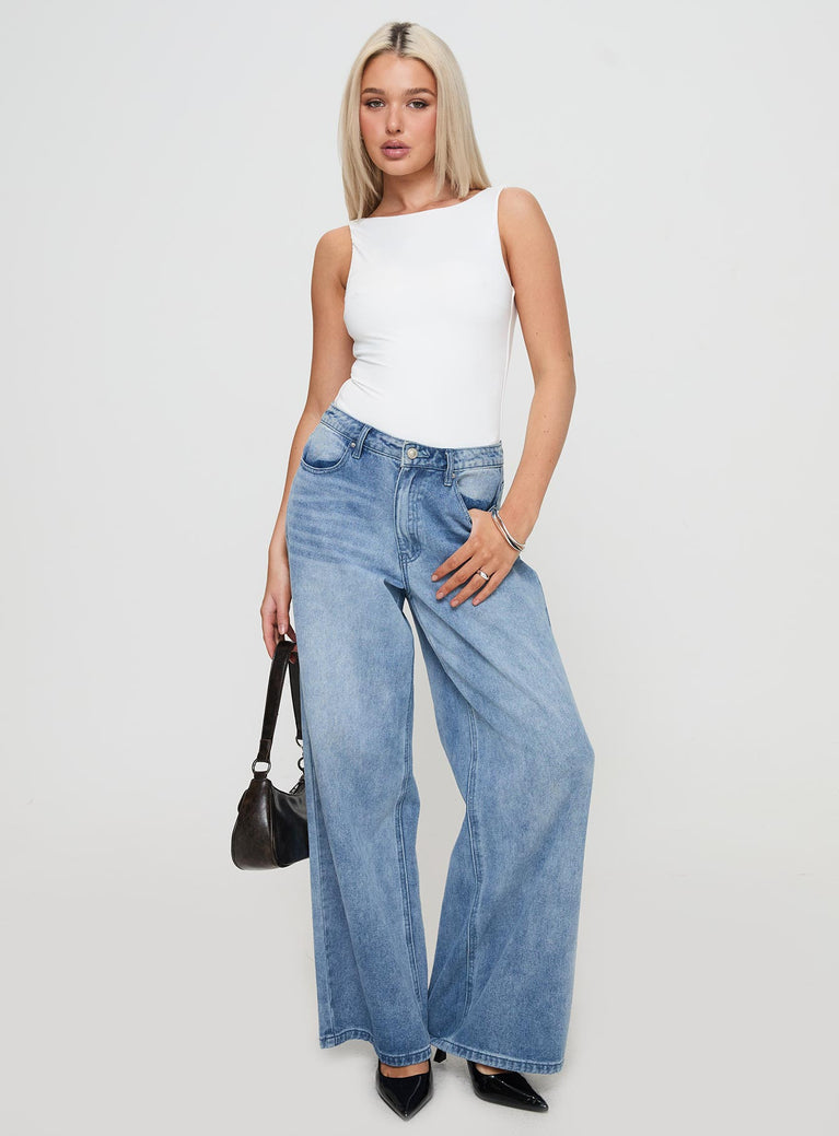 Beresford Bodysuit White | Princess Polly USA