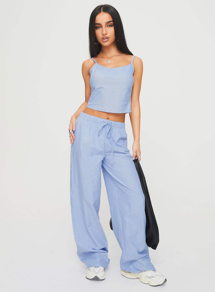 Paigey Set Blue / White | Princess Polly
