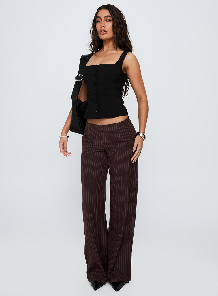 Zamie Top Black | Princess Polly