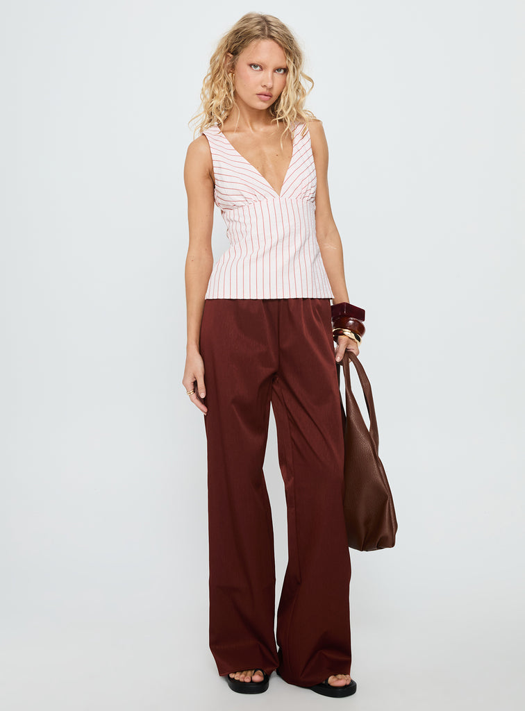 Dorie Straight Leg Pants Pistachio | Princess Polly