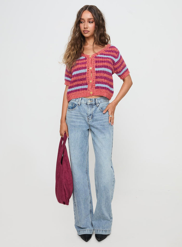 Compassion Knit Cardigan Multi | Princess Polly