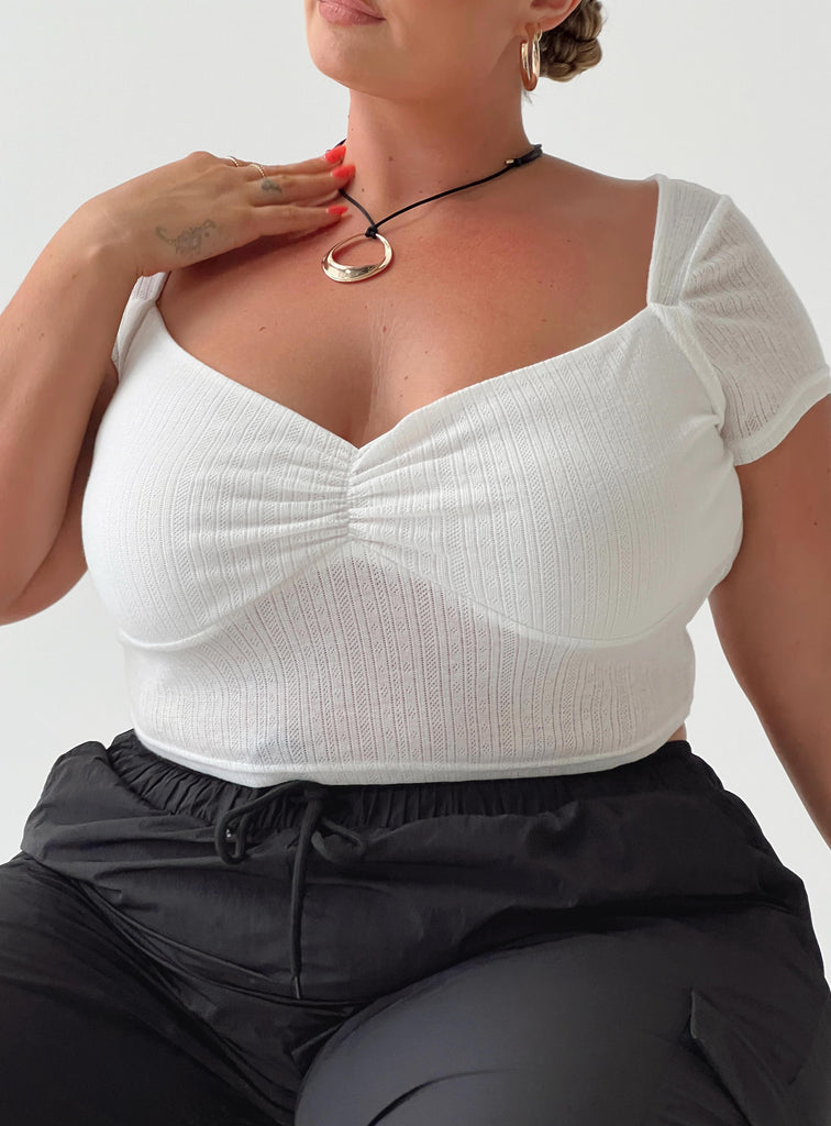 Kimura Top White Curve | Princess Polly