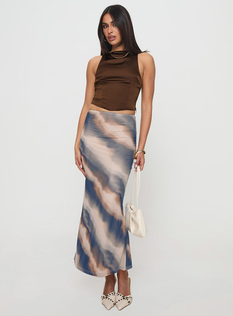 Ashali Top Dark Brown | Princess Polly