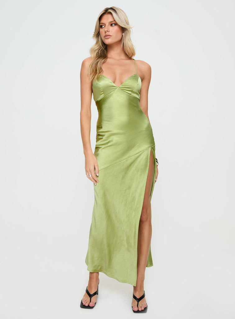 Finnian Maxi Dress Sage | Princess Polly