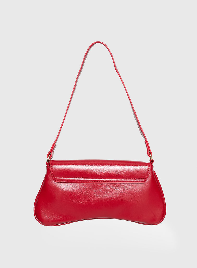 Pulse Shoulder Bag Red | Princess Polly