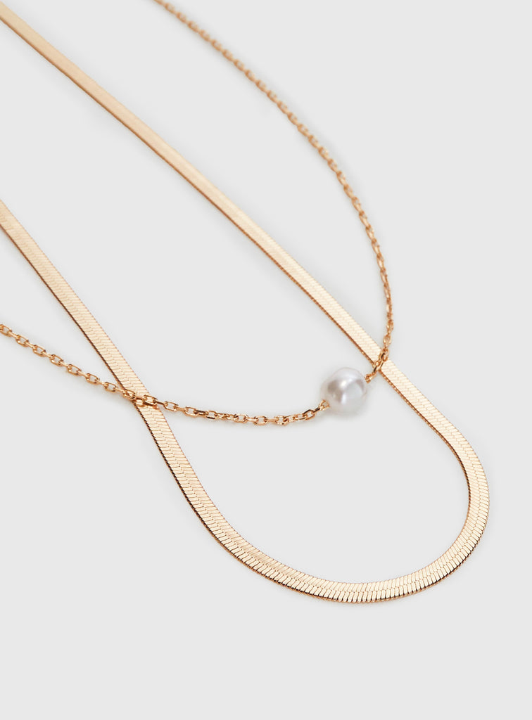 Capriana Necklace Gold | Princess Polly