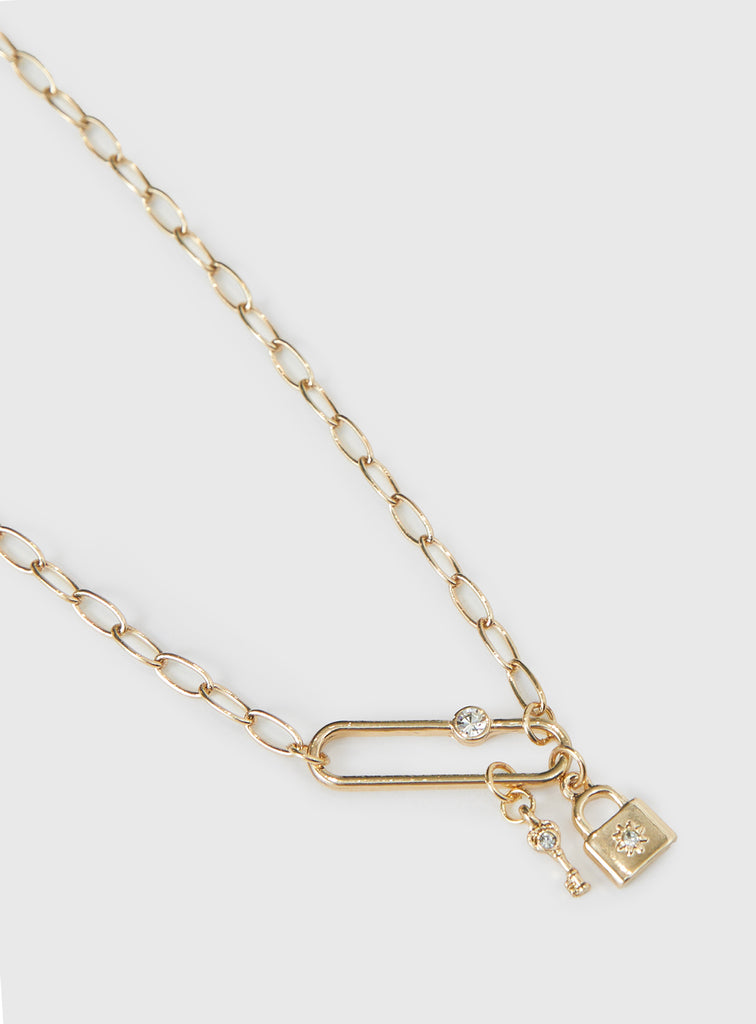 Life In Peace Necklace Gold | Princess Polly