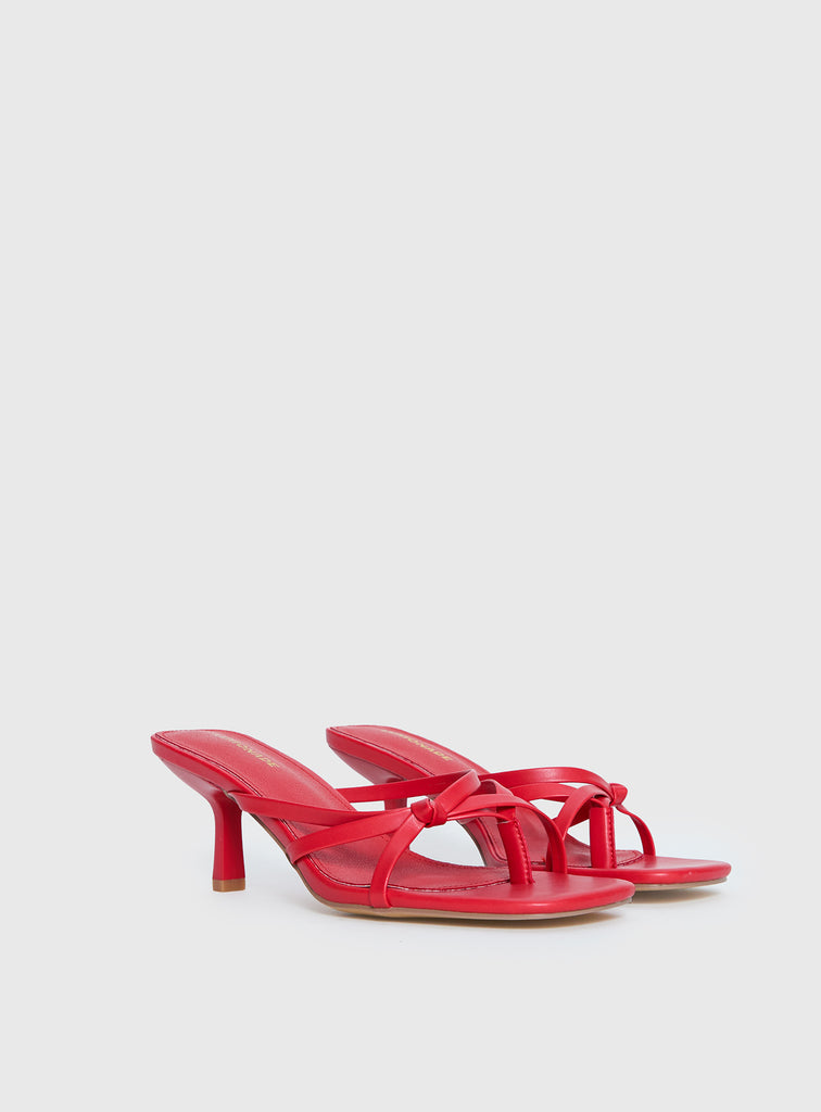 Goalie Heels Red | Princess Polly