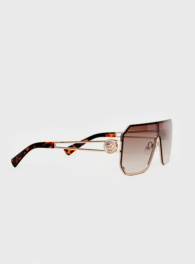 Jeaney Sunglasses Brown | Princess Polly