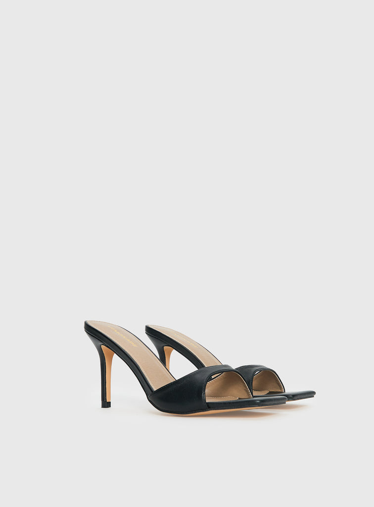 Caroline Heels Black | Princess Polly