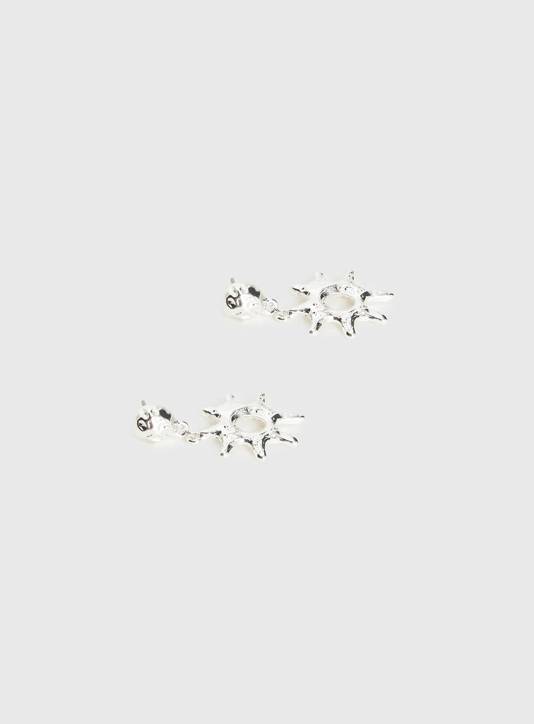 Vaylen Earrings Silver | Princess Polly
