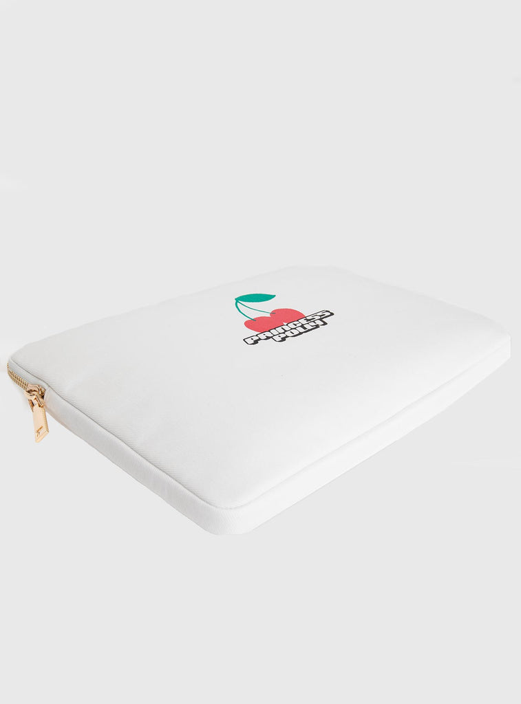 Princess Polly Laptop Case Cherry / White | Princess Polly