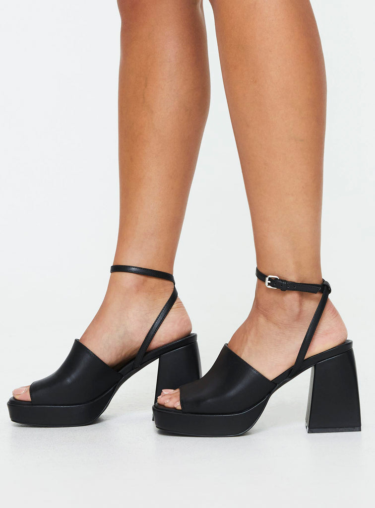 Rhiannon Heels Black | Princess Polly