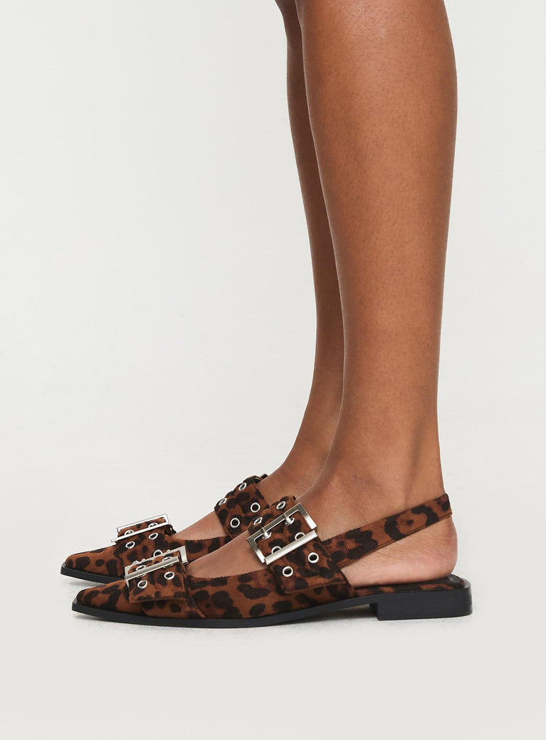 Therapy Matilda Flats Leopard | Princess Polly USA