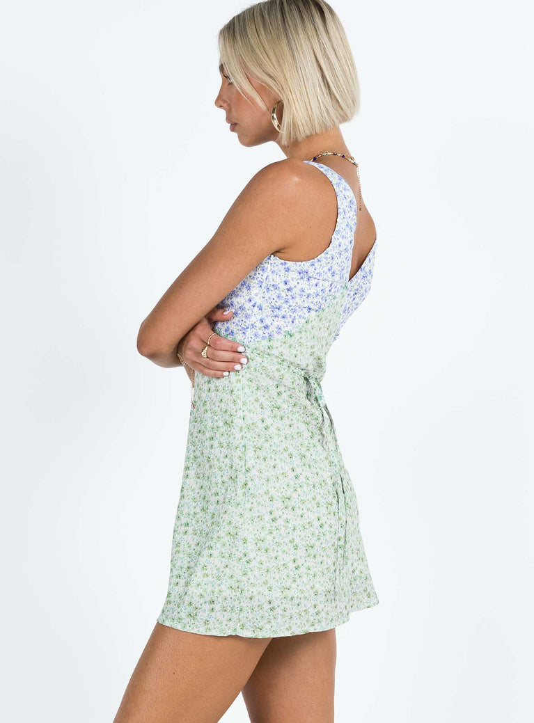 Nellie Mini Dress Two Tone Multi | Princess Polly USA