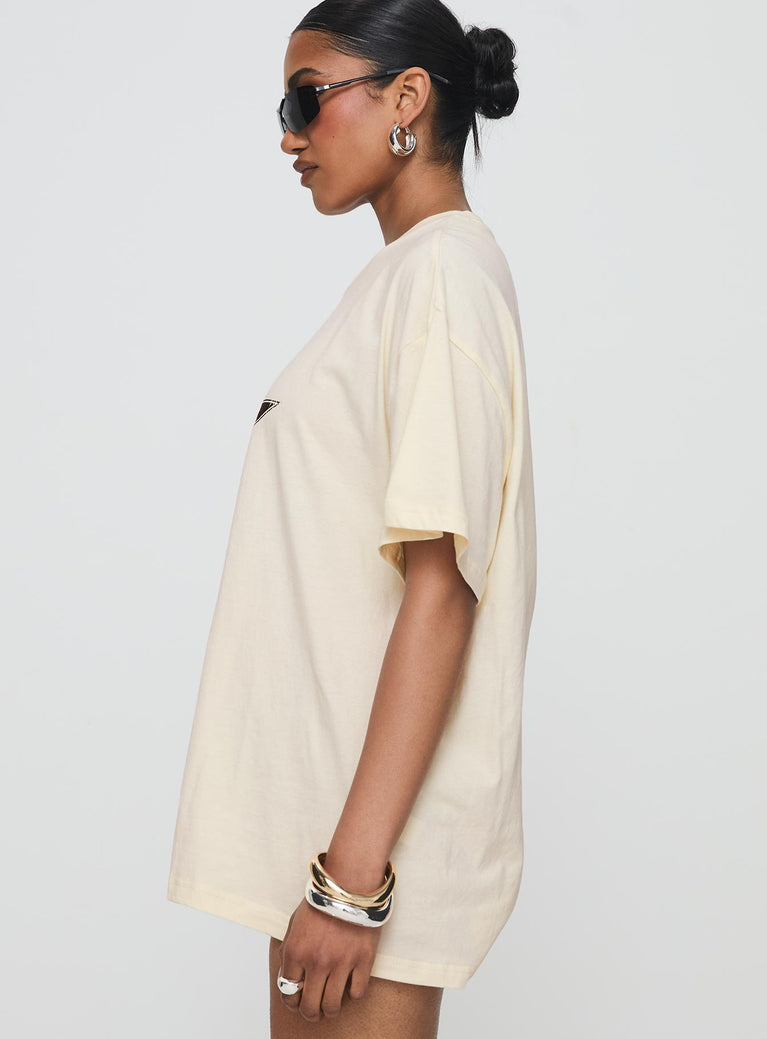 Faded Star Tee Cream | Princess Polly USA