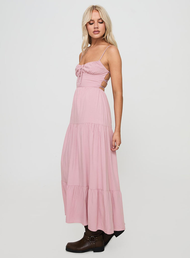 Juzen Maxi Dress Pink | Princess Polly