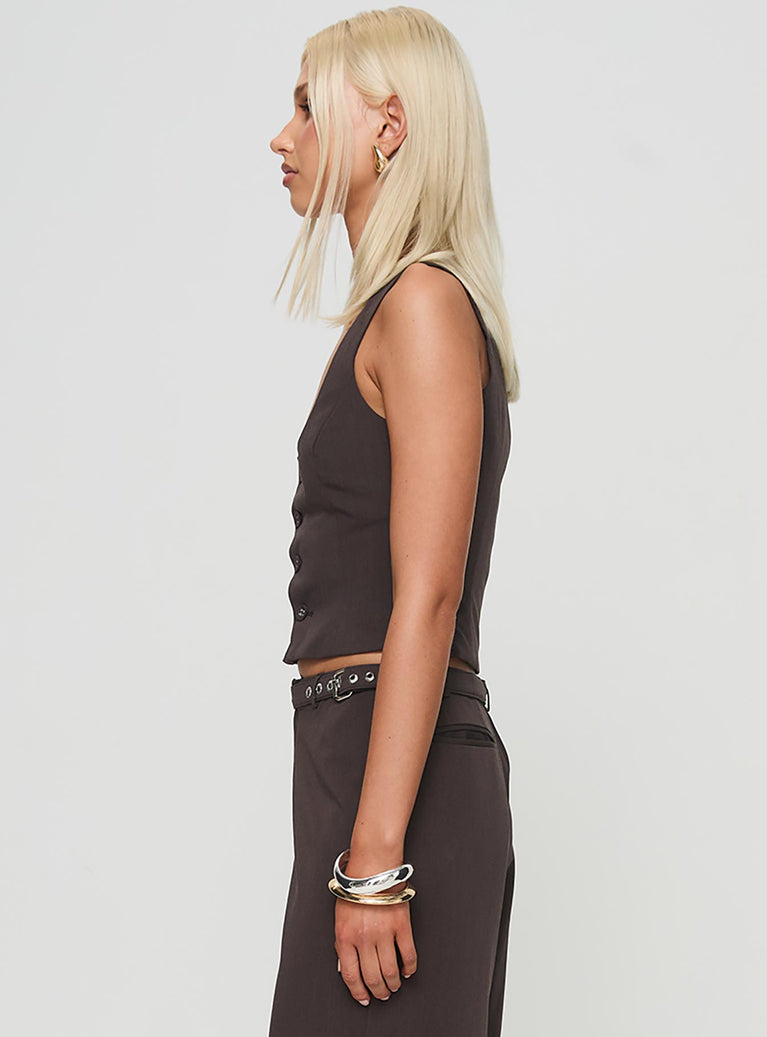 Airi Top Brown | Princess Polly USA