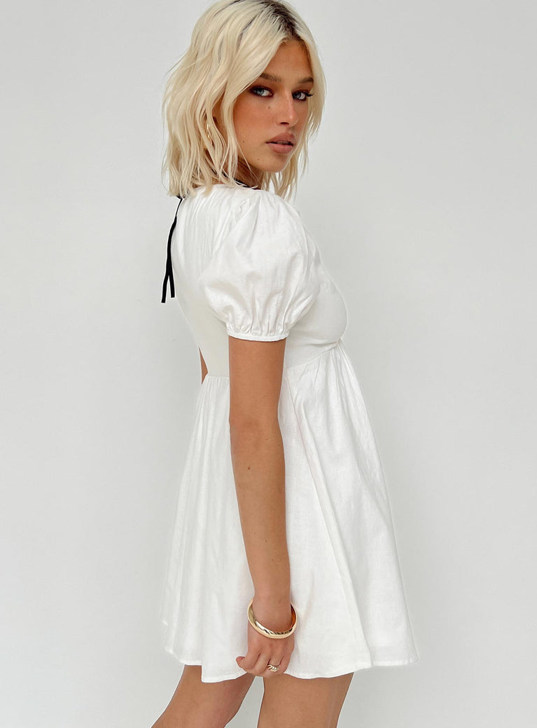 Bevin Mini Dress White | Princess Polly USA