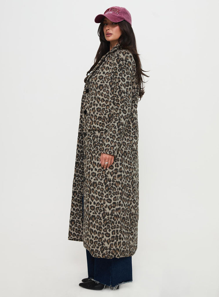 Cosmo Please Coat Leopard | Princess Polly