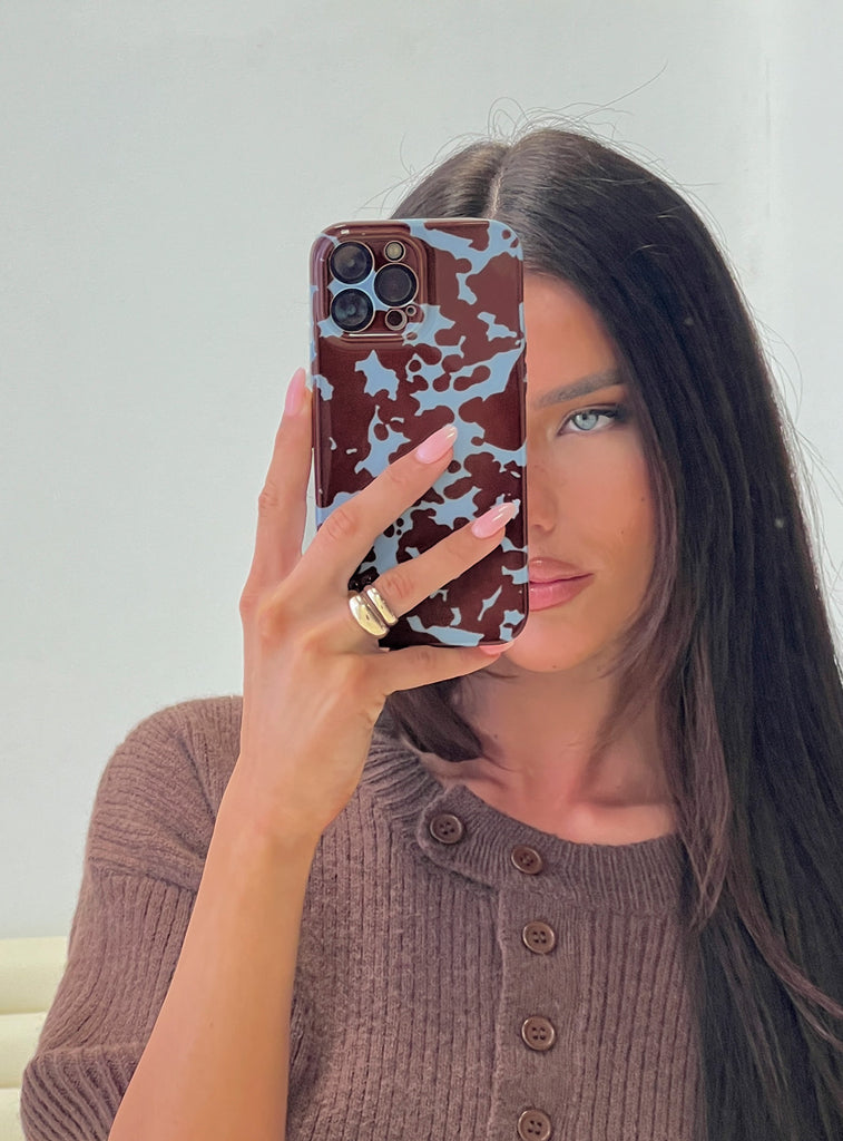 Entrancing iPhone Case Blue / Red | Princess Polly