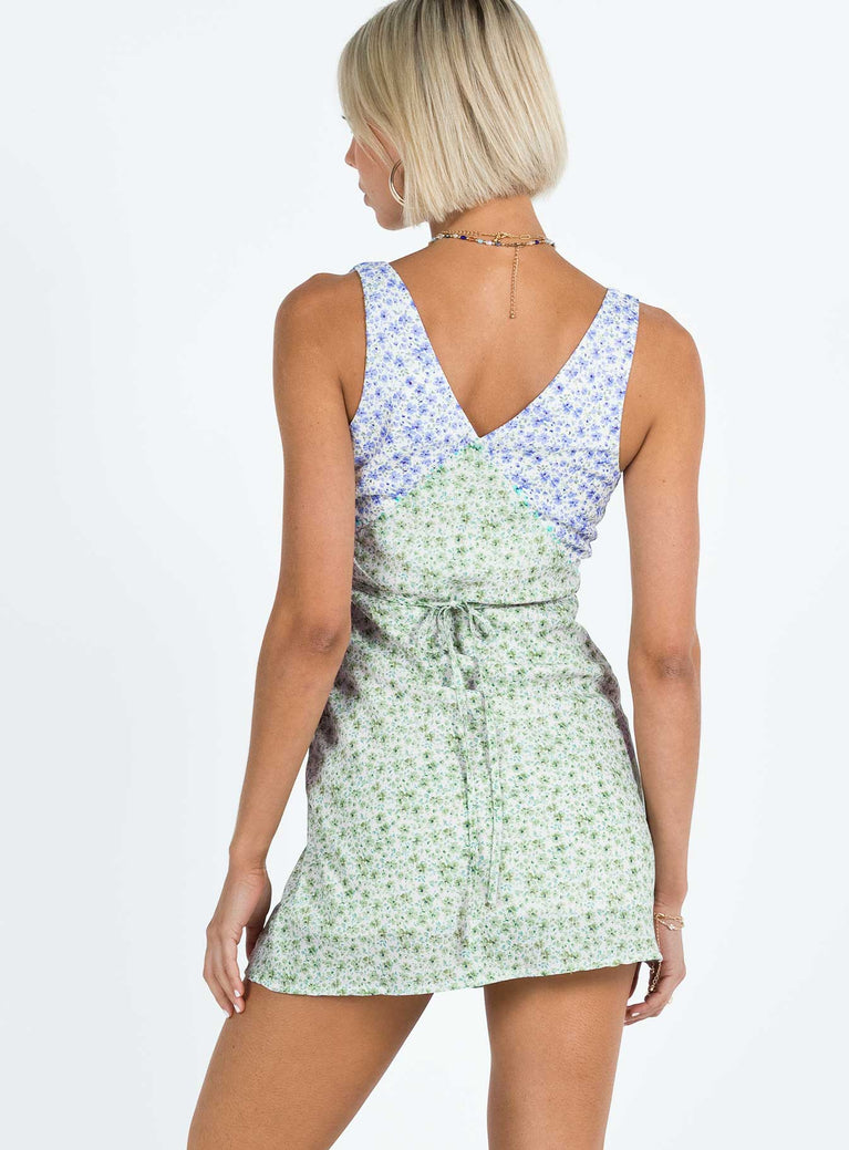 Nellie Mini Dress Two Tone Multi | Princess Polly USA