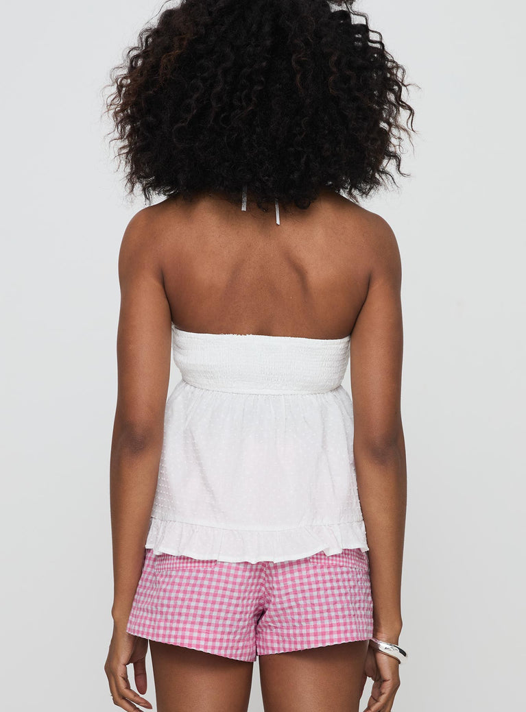 Be Your Girl Strapless Top White | Princess Polly USA