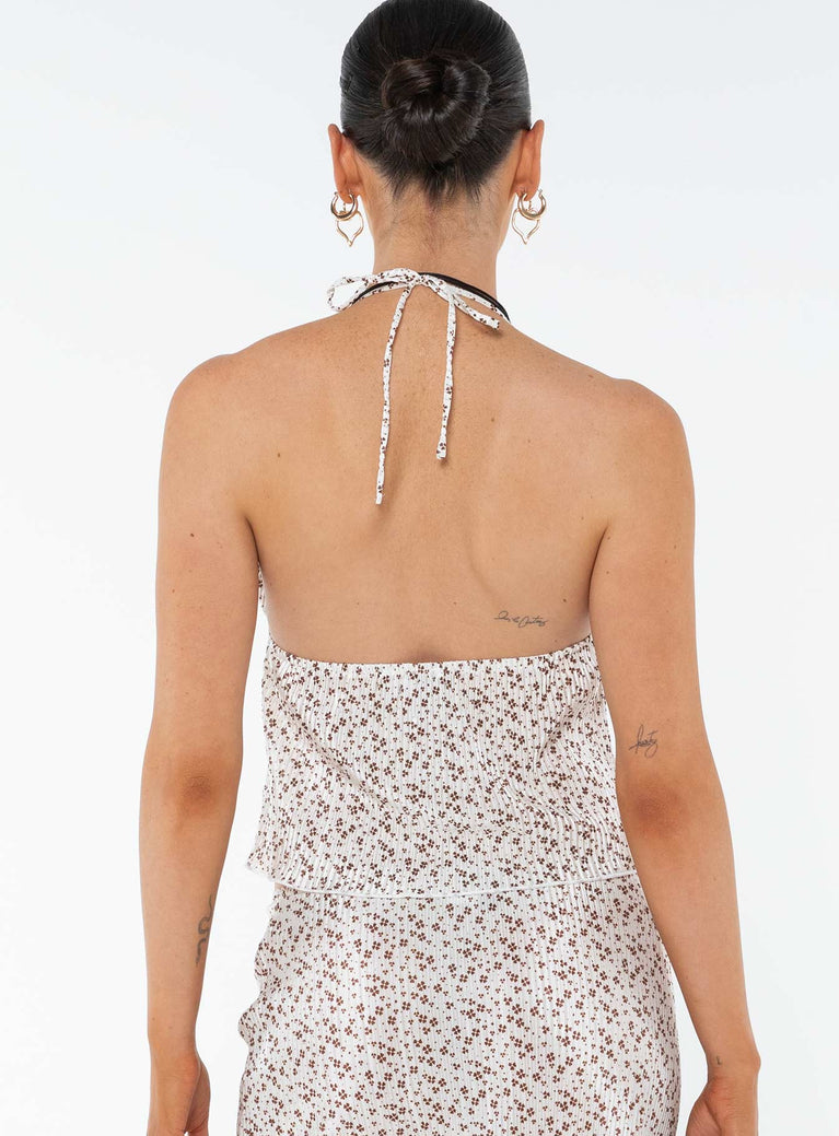 Chantria Top Cream Floral | Princess Polly USA