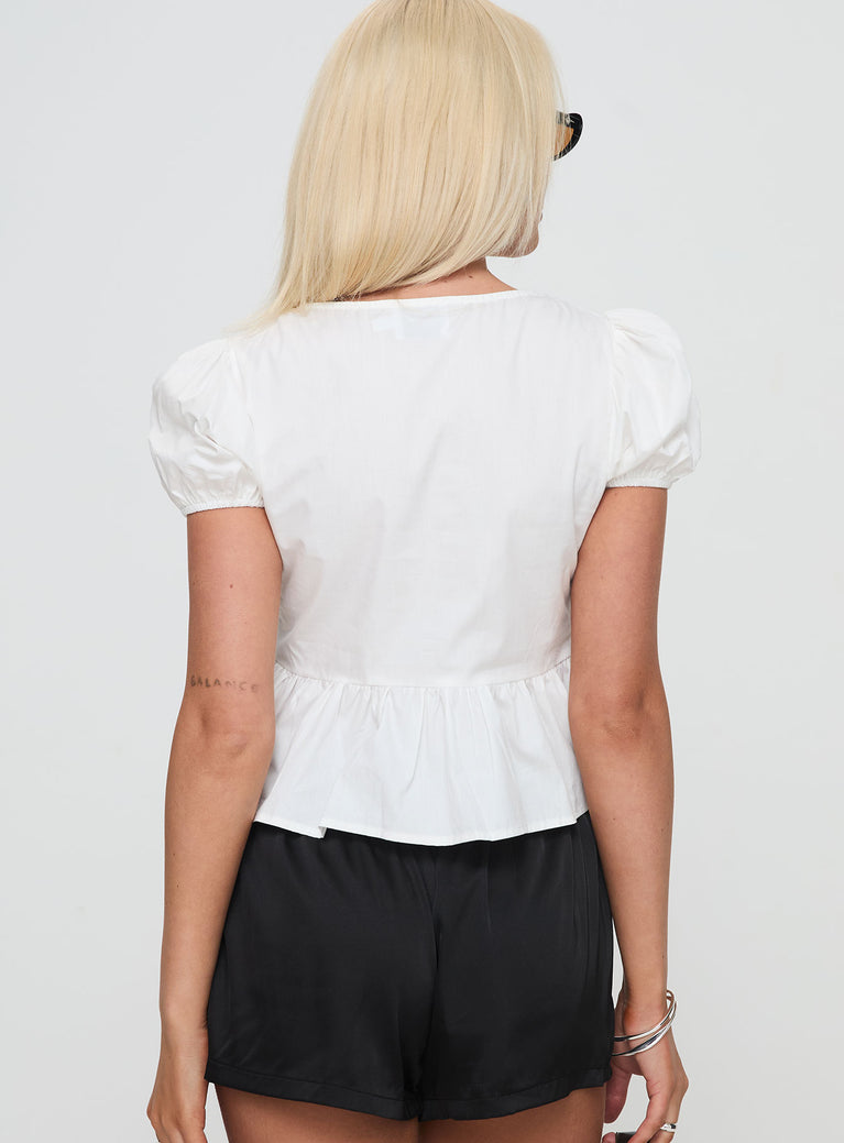 Ive Got Sunshine Top White | Princess Polly USA