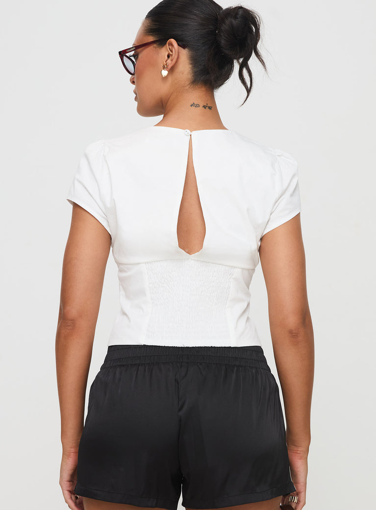 Abigale Top White | Princess Polly USA