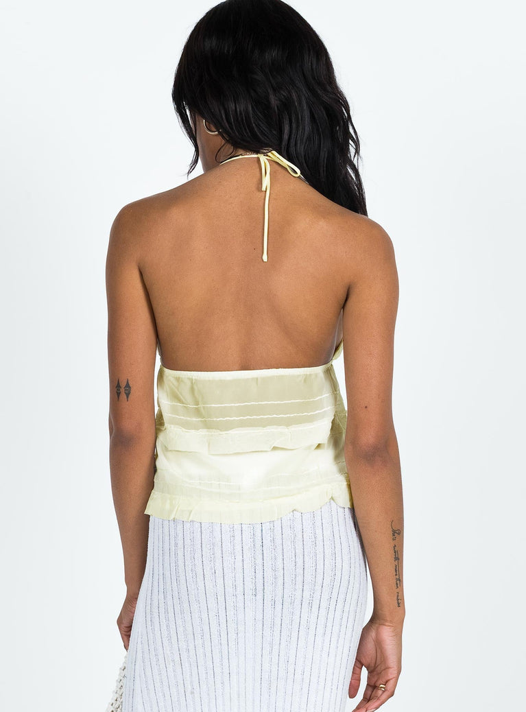 Chantria Top Lemon Ruffle | Princess Polly USA