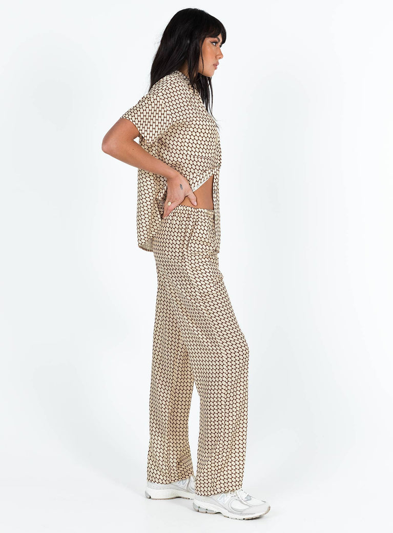 Allana Geo Set Beige | Princess Polly USA