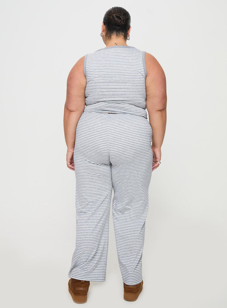 Waffles Stripe Sleep Set Multi Curve | Princess Polly USA