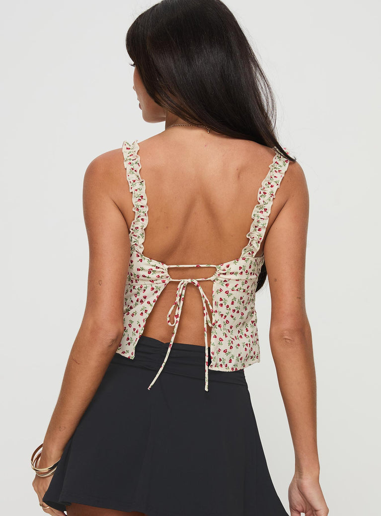 Poppyseed Top Yellow / Floral | Princess Polly USA