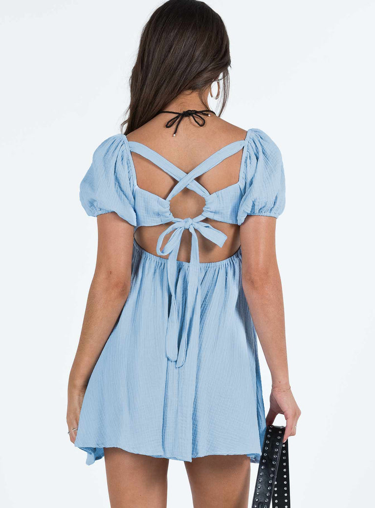 Let's Dance Mini Dress Blue | Princess Polly USA