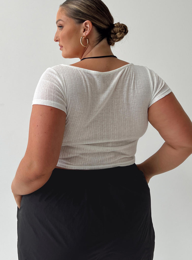 Kimura Top White Curve | Princess Polly