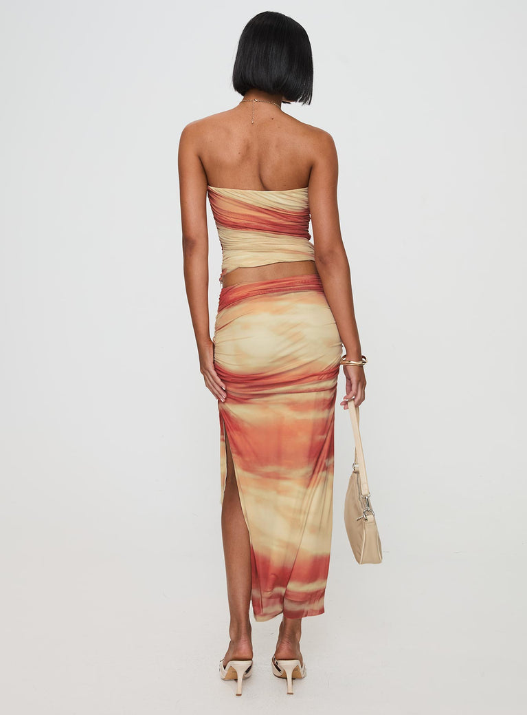 Greendale Set Orange Multi | Princess Polly USA