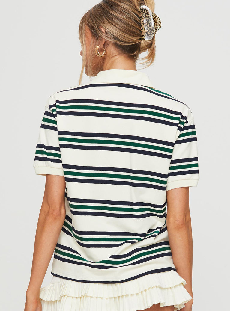 Leisure Polo Ivory Moss | Princess Polly USA