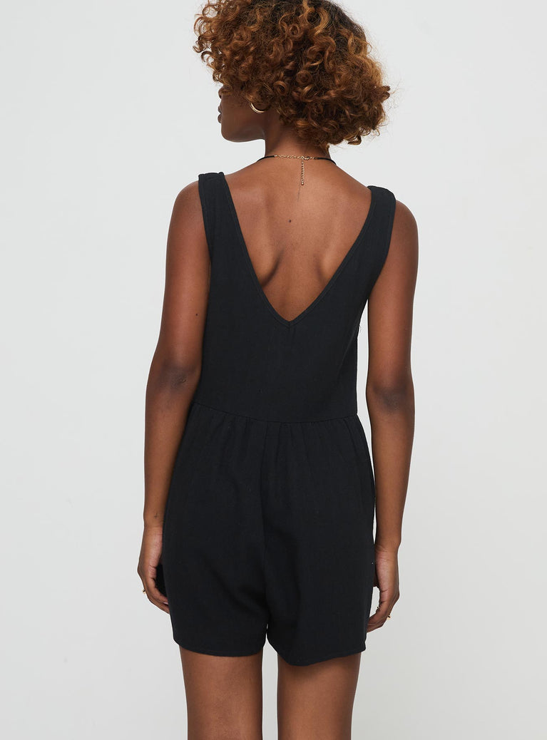 Mackellar Romper Black | Princess Polly USA