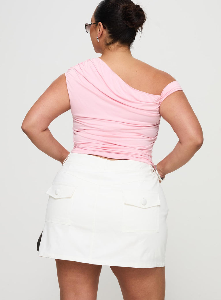 Returna Skort White Curve | Princess Polly USA