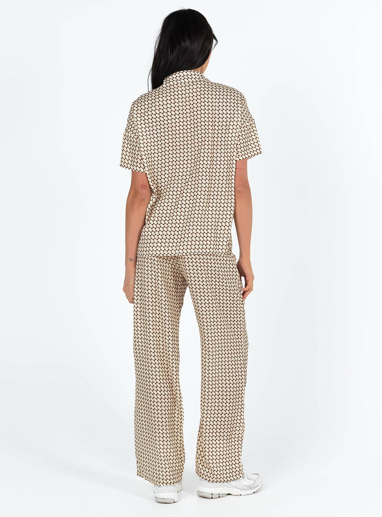 Allana Geo Set Beige | Princess Polly USA