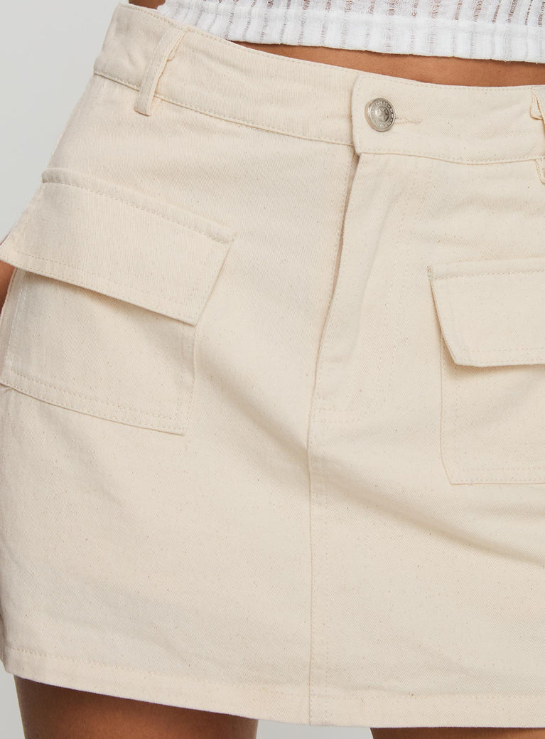 Cadern Skort Cream | Princess Polly USA
