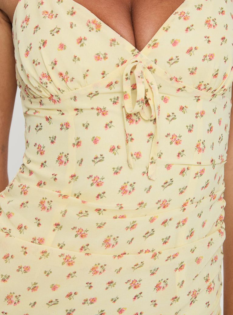 Kyro Mini Dress Yellow | Princess Polly USA