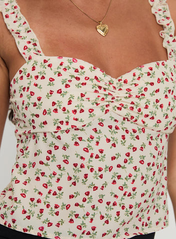 Poppyseed Top Yellow / Floral | Princess Polly USA