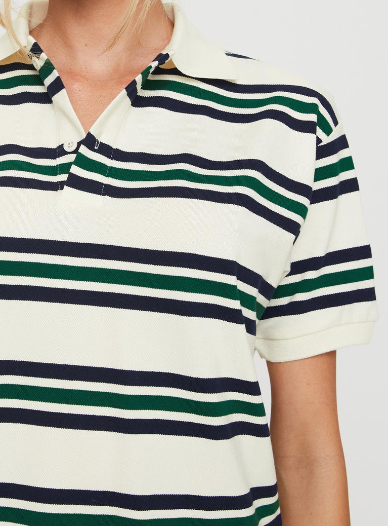 Leisure Polo Ivory Moss | Princess Polly USA