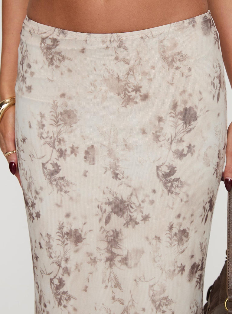 Shepherd Maxi Skirt Floral Multi | Princess Polly USA