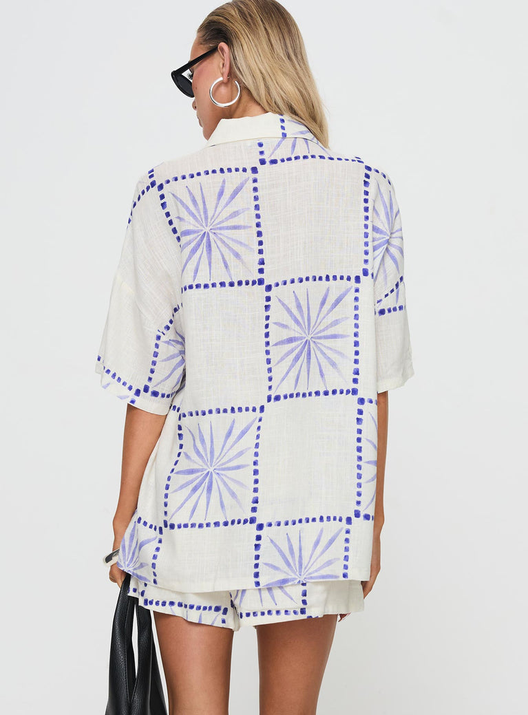 Star Star Set White / Blue | Princess Polly USA