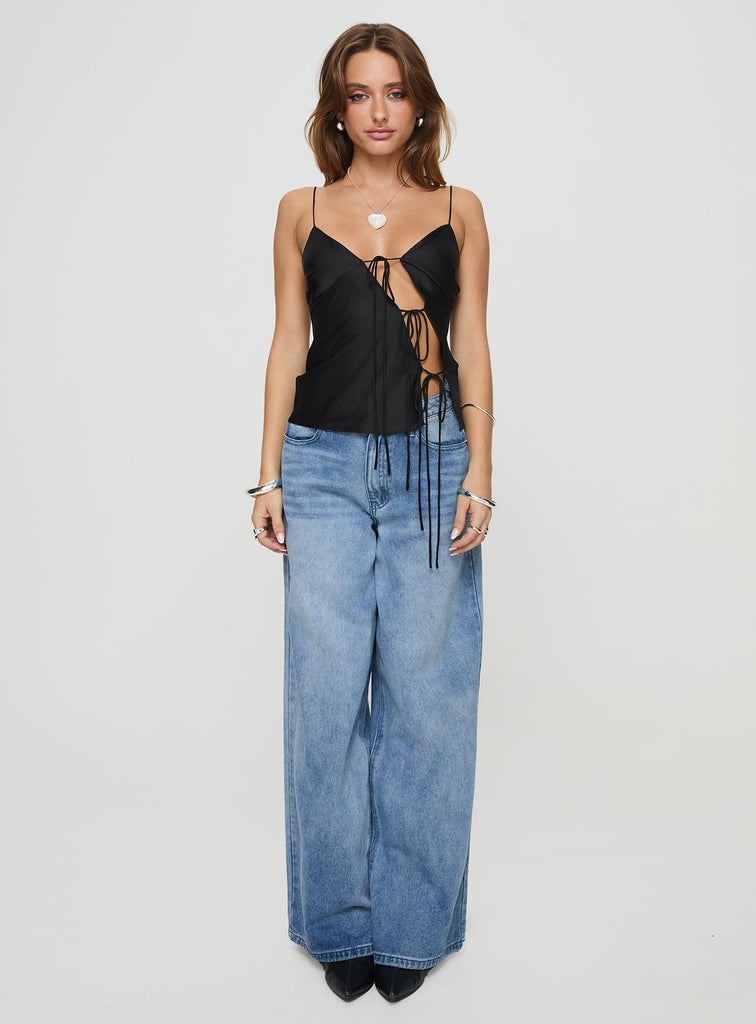 Mariah Cami Top Black | Princess Polly