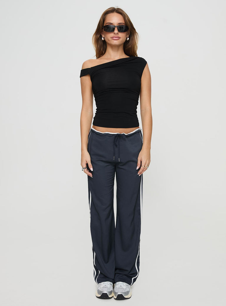 Maranie Pants Navy/ White | Princess Polly USA