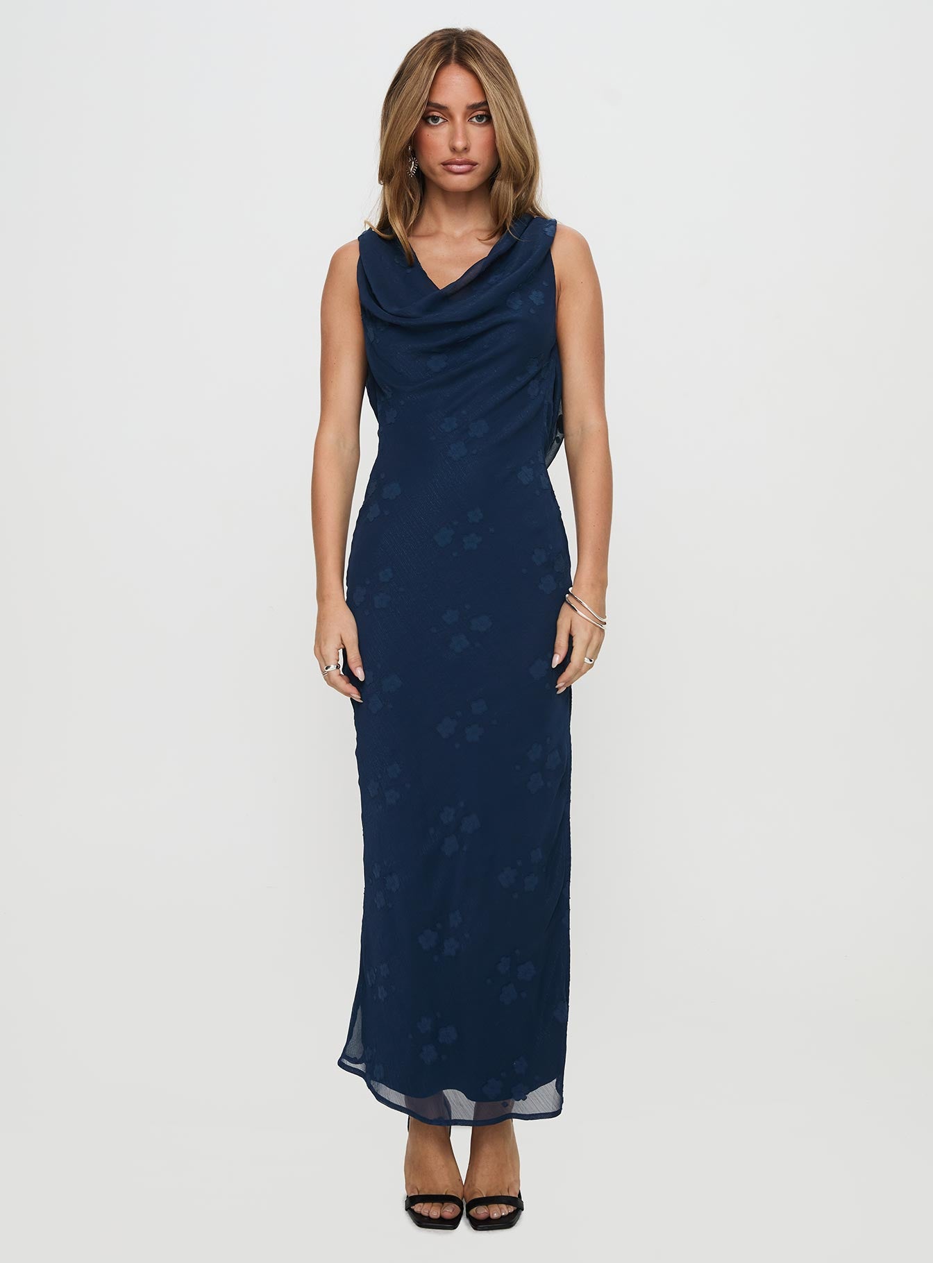 Contessa Maxi Dress Navy | Princess Polly